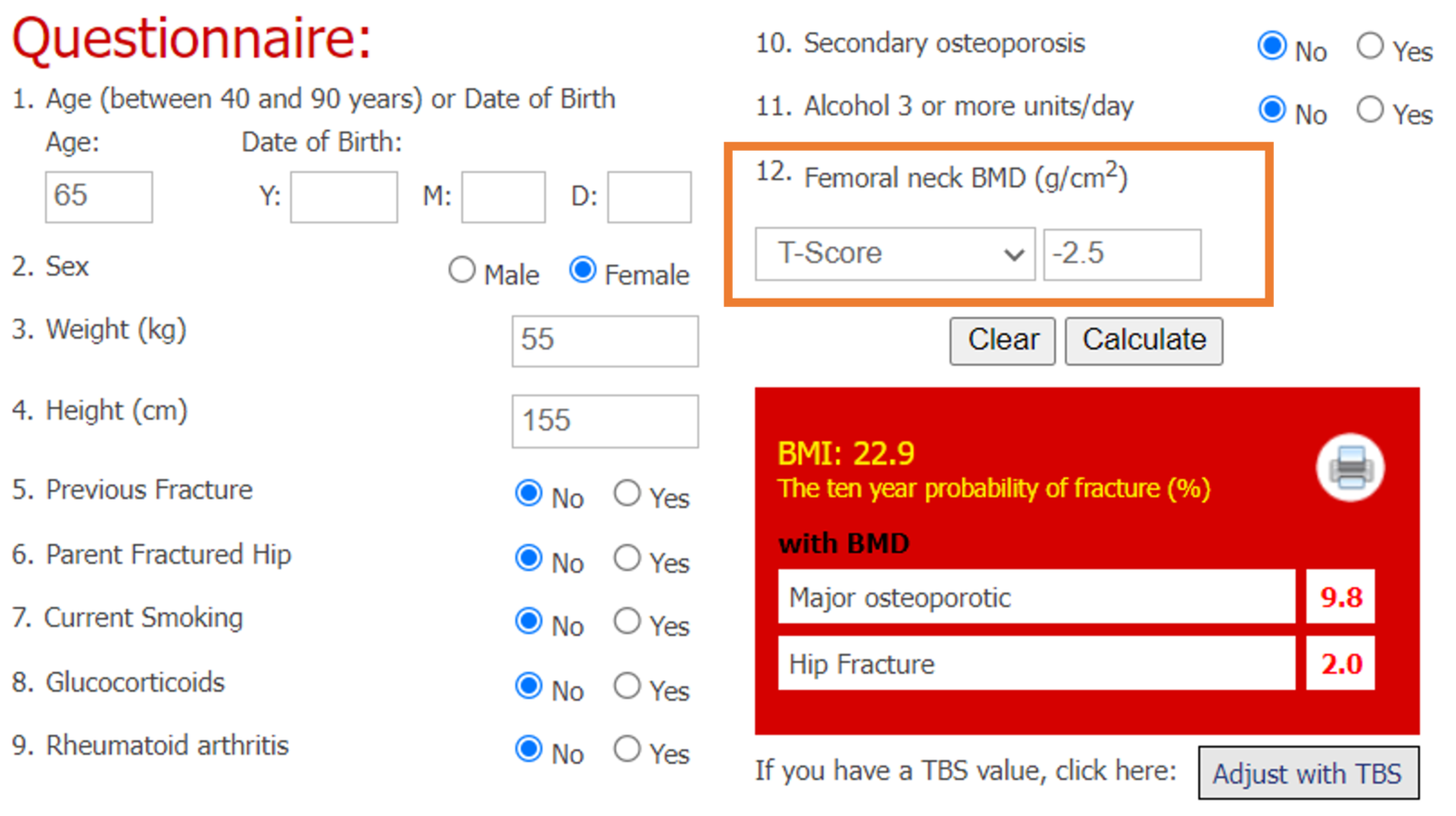 【骨粗鬆症】あなたの骨折リスクはどのくらい？FRAXの使い方